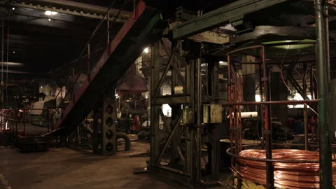 Wire forming, Copper conductors, Cable a... | Stock Video | Pond5