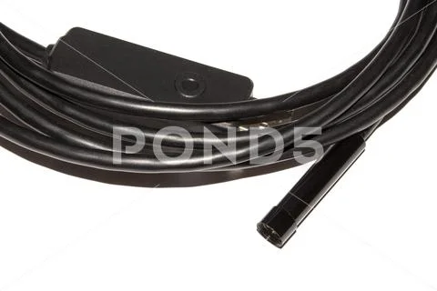 Photograph: Wired endoscopic device with a camera. #155081262
