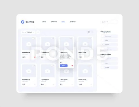 Wireframes screens. Dashboard UI and UX Kit design.: Graphic #157473077