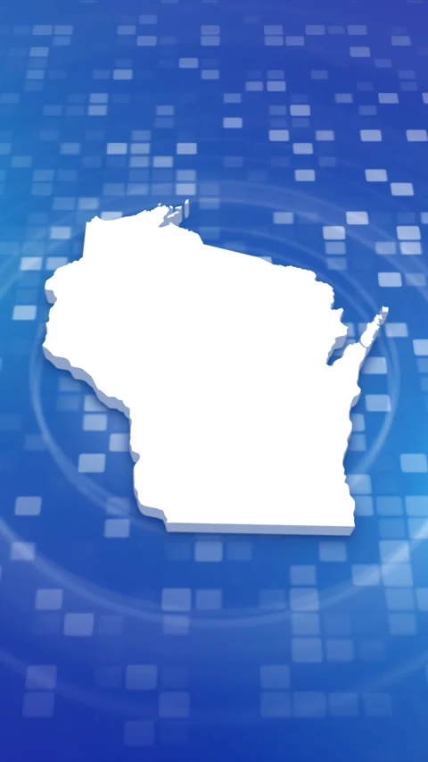 Wisconsin State Map Stock Videos – Royalty-Free HD & 4K Videos | Pond5