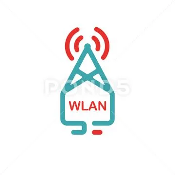 Wlan tower vector illustration.: Royalty Free #85230674