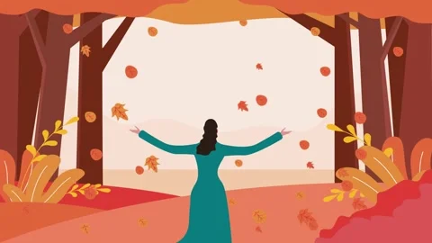 Woman with arms outstretched under falls... | Stock Video | Pond5