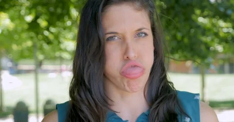 Blowing A Raspberry Stock Footage ~ Royalty Free Stock Videos | Pond5