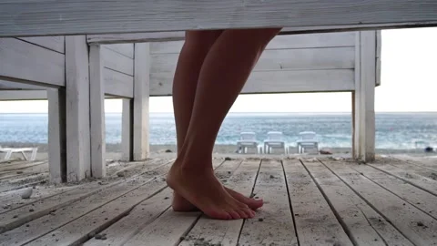 Beach Changing Room Stock Footage ~ Royalty Free Stock Videos | Pond5