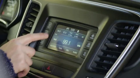 Changing The Radio Station Stock Video Footage | Royalty Free Changing ...