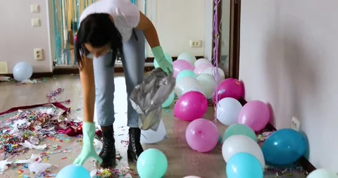 Party Junk Stock Videos – Royalty-Free HD & 4K Videos