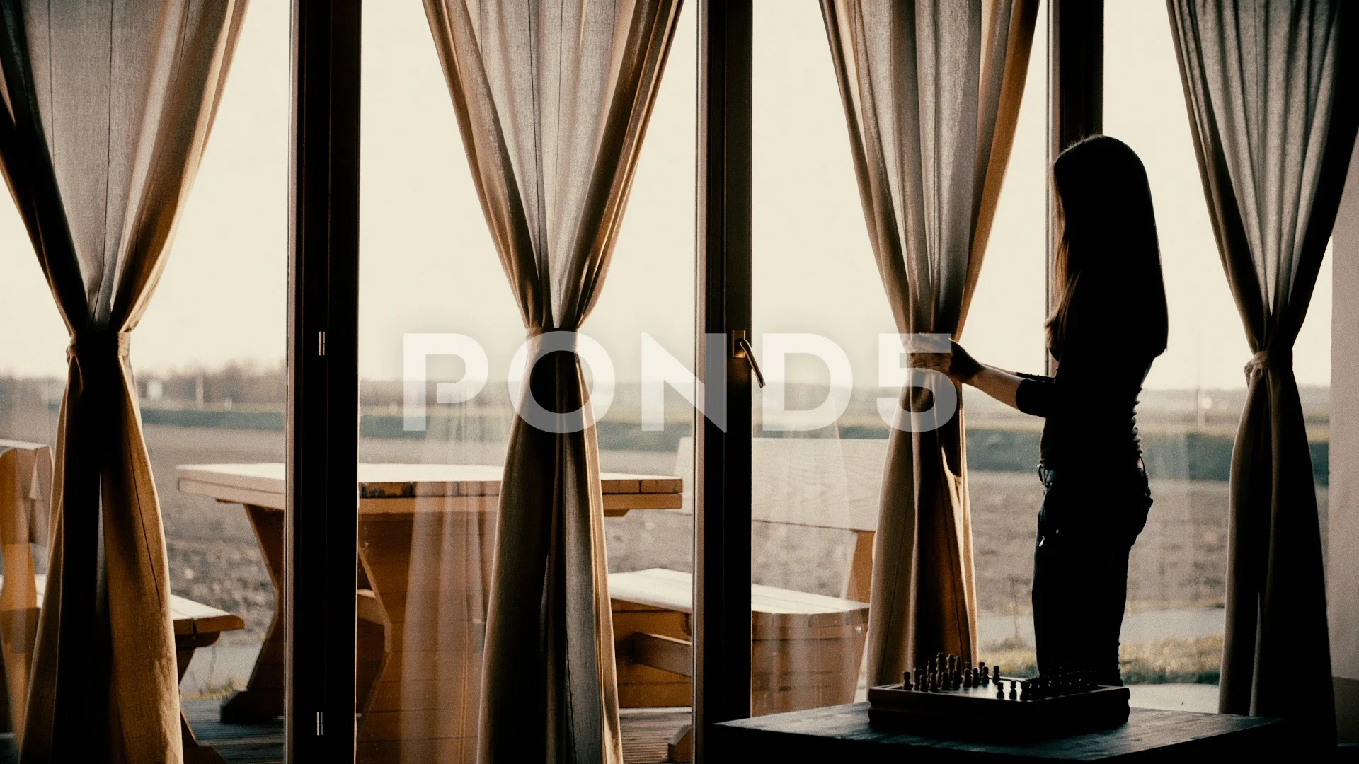 Closed Curtains House