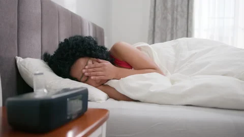 Woman of color crying thinking of proble... | Stock Video | Pond5