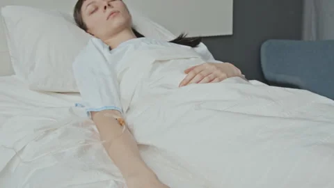 Woman in Coma in Hospital Bed | Stock Video | Pond5