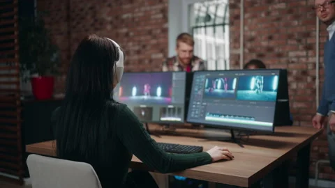 Group Video Editing Software Stock Videos – Royalty-Free HD & 4K Videos