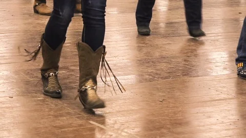 Country Line Dance Stock Video Footage | Royalty Free Country Line ...