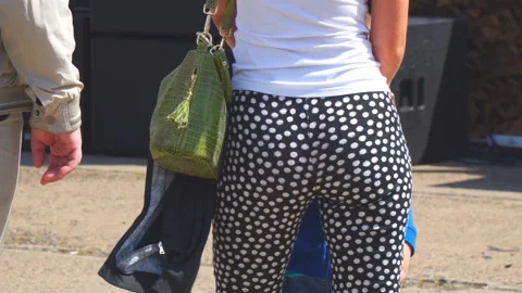 Woman dancing rhythmically moving booty | Stock Video | Pond5