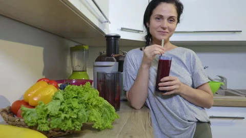 Beetroot Juice Drinking Stock Videos – Royalty-Free HD & 4K Videos