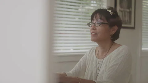 Woman Focusing On Work At Computer | Stock Video | Pond5