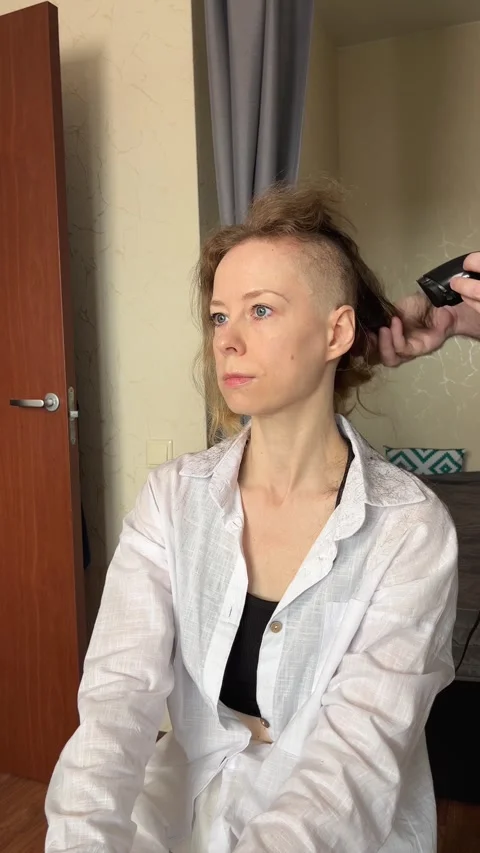 Woman Getting Headshaved Stock Videos – Royalty-Free HD & 4K Videos