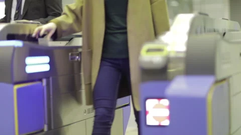 Ticket Gate Stock Footage ~ Royalty Free Stock Videos | Pond5