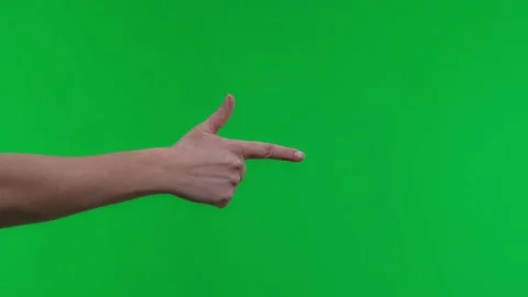 Woman Hand making gun shooting gesture o... | Stock Video | Pond5
