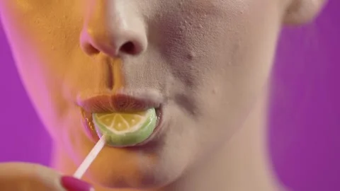 Woman Licking Popsicle Stock Videos – Royalty-Free HD & 4K Videos