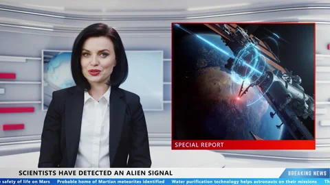 Woman News Anchor Stock Videos – Royalty-Free HD & 4K Videos