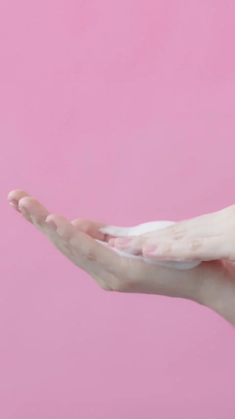 Woman palms of hands, making circular mo... | Stock Video | Pond5