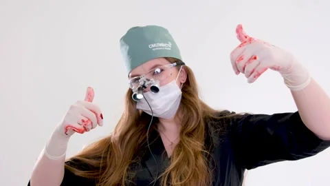 a woman shows her little finger and fore... | Stock Video | Pond5