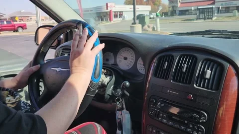 Woman Smoking While Driving Automobile C... | Stock Video | Pond5