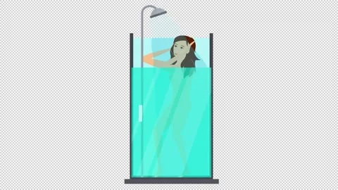 Cartoon Shower Stock Video Footage | Royalty Free Cartoon Shower Videos ...