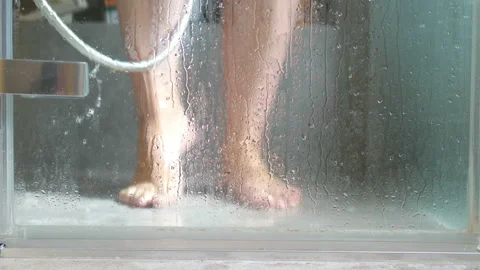 Woman taking shower in 4k slow motion 60... | Stock Video | Pond5