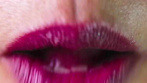 Woman Lips Talking Stock Footage ~ Royalty Free Stock Videos | Pond5