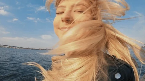 Slow Motion Hair Toss Stock Videos – Royalty-Free HD & 4K Videos