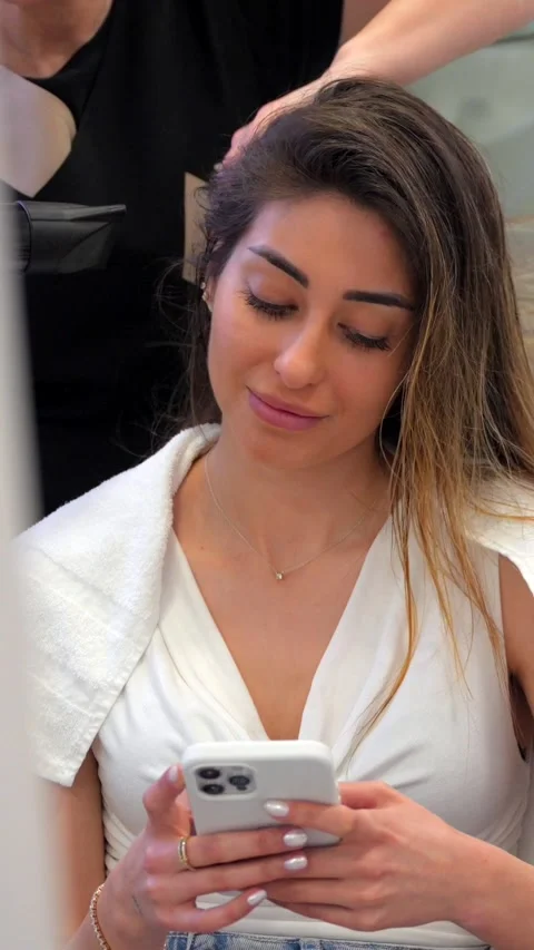 Hairdresser Phone Stock Videos – Royalty-Free HD & 4K Videos | Pond5