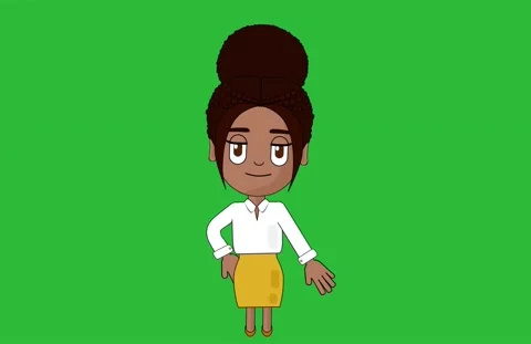 Woman Waiting Animation Character Talkin... | Stock Video | Pond5