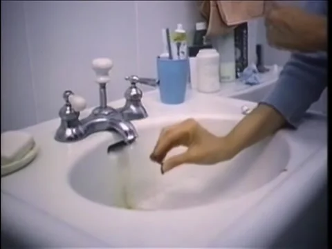 Blood Sink Stock Footage ~ Royalty Free Stock Videos | Pond5