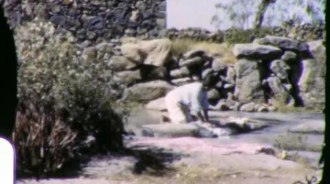 WOMAN WASHING CLOTHES MEXICO Mexican 194... | Stock Video | Pond5