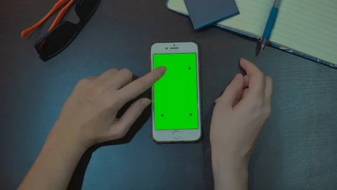A woman's finger scrolling on the smartp... | Stock Video | Pond5