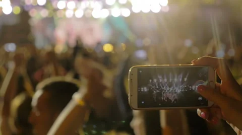 woman's hand filming with the smartphone... | Stock Video | Pond5