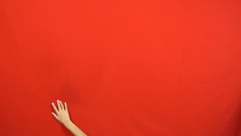 Woman's hand in a wave motion along a so... | Stock Video | Pond5