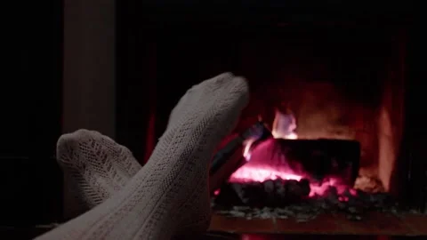 Woman's legs in pantyhose getting warm f... | Stock Video | Pond5