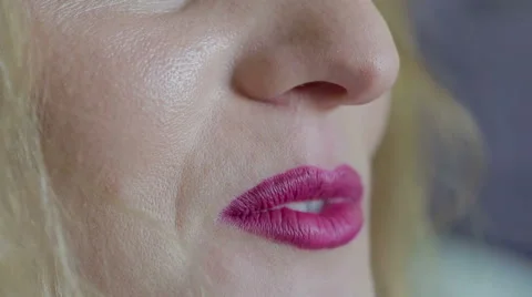 Woman Lips Talking Stock Videos – Royalty-Free HD & 4K Videos | Pond5