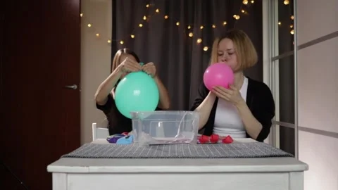 Women Blowing Balloons Stock Videos – Royalty-Free HD & 4K Videos
