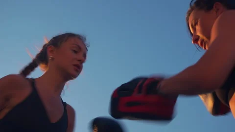 Women Boxers Shots Stock Footage ~ Royalty Free Stock Videos | Pond5