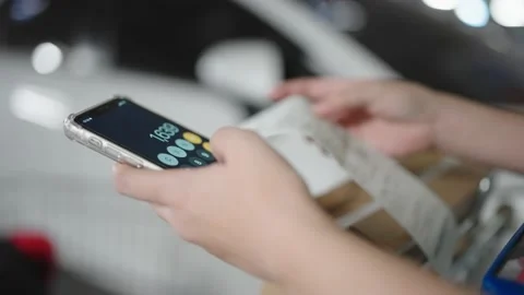 Calculate Phone Stock Footage ~ Royalty Free Stock Videos | Pond5