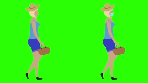 Face Walking Cycle Stock Video Footage | Royalty Free Face Walking ...