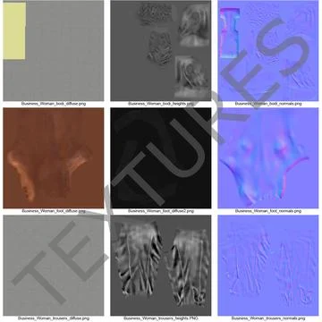 3D Model: Women Workwear Suit 3D Model #91387311 | Pond5