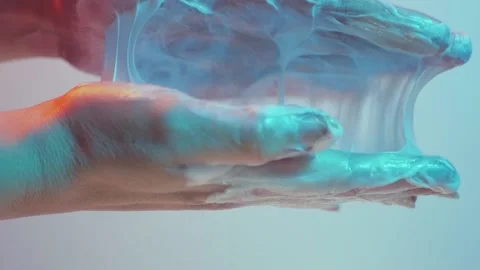 Women's hands form a beautiful web of sh... | Stock Video | Pond5