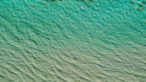 Wonderful teal sea water beach vacation ... | Stock Video | Pond5