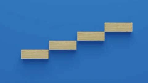 Wood Block Isolated Stock Video Footage | Royalty Free Wood Block ...