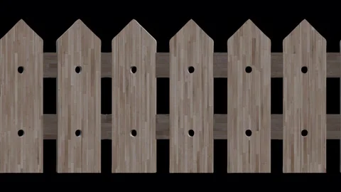 Wood boundary wall Loop Animation | Stock Video | Pond5
