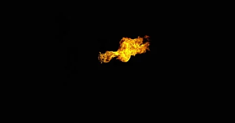 Wood fire flame, flame, real fire, alpha... | Stock Video | Pond5