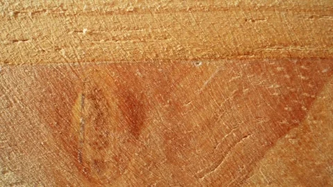 Wood texture of chopping board in macro ... | Stock Video | Pond5